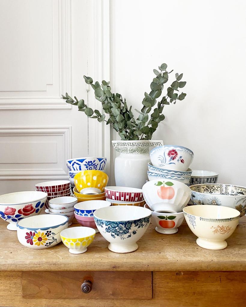 Bols et tasses – Assiettes anciennes
